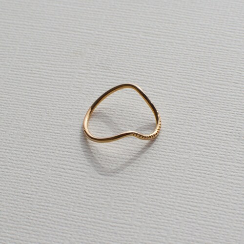 Arc Notch Ring - Etsy