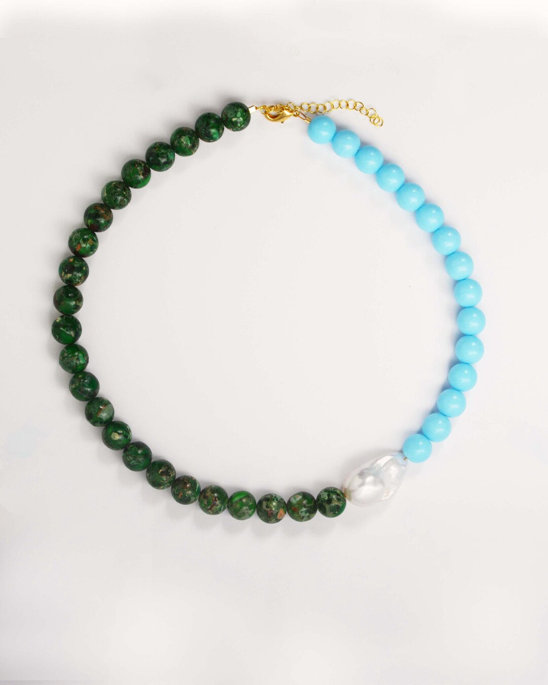 Clover Pearl Necklace - Etsy