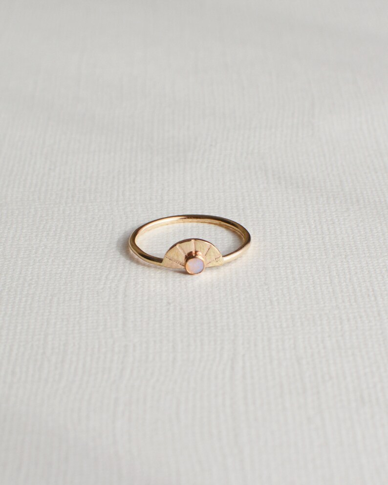 Arc Opal Ring - Etsy