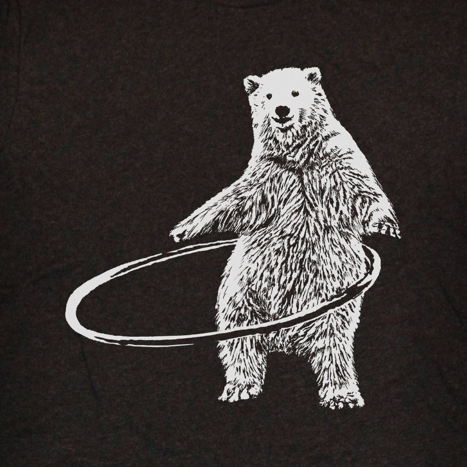 T-shirt Hula Bear - Etsy