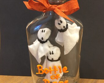 Bottle of Boos Label - Etsy