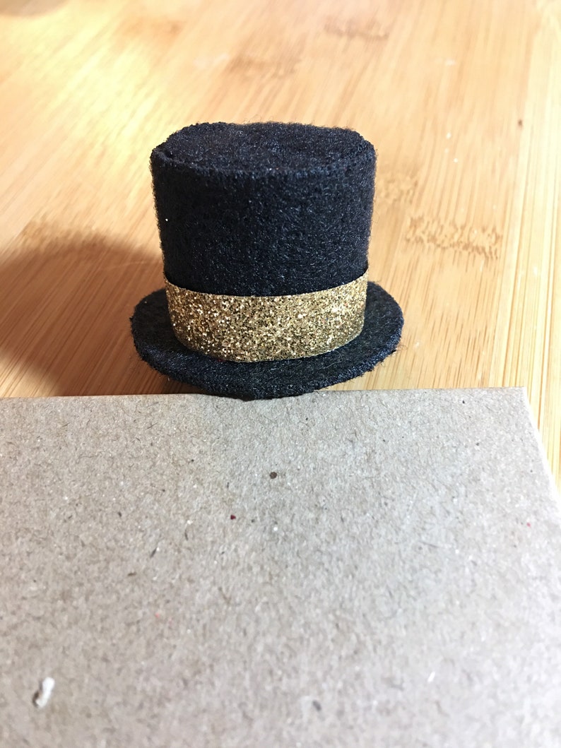 Mini Top Hat Miniature Hat Gift Mini Top Hat Bottle Cap | Etsy