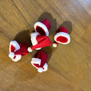 Super, Mini, Santa Hats, Miniature Hat, Gift, Doll Hat, Christmas ...