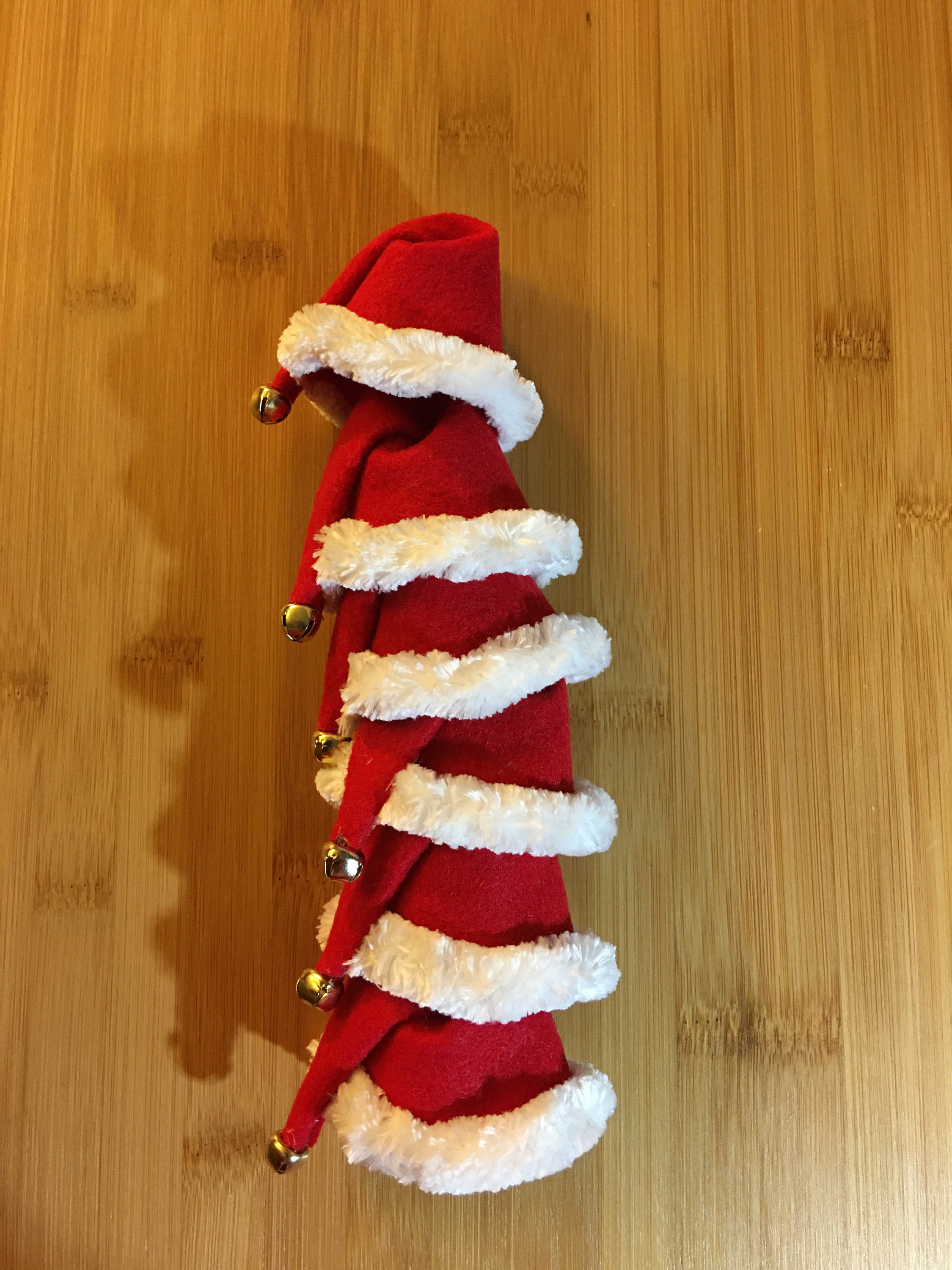 Mini Santa hats Miniature hat Gift Bottle cap Wine bottle | Etsy