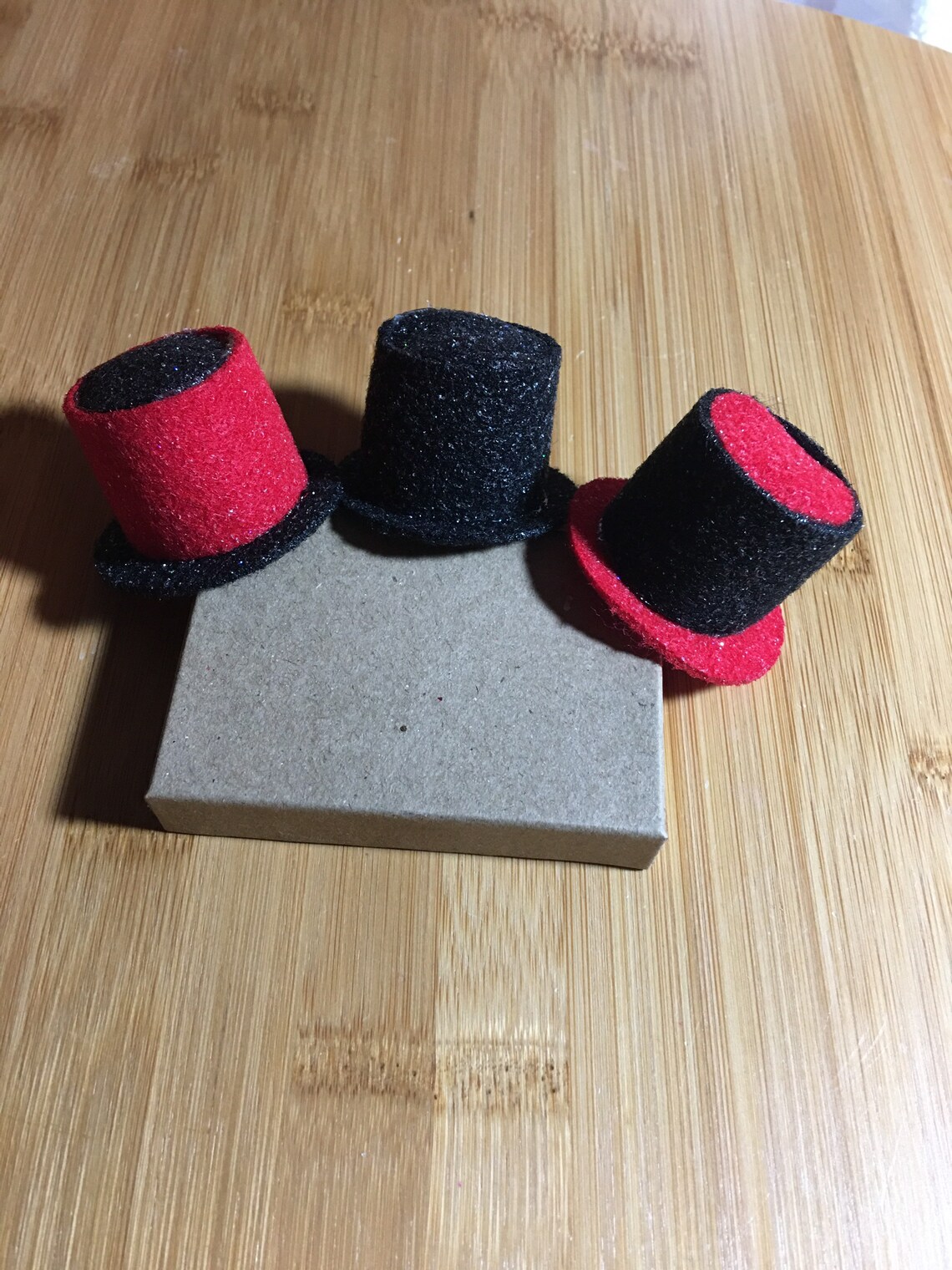 Mini Top hats Miniature hat Gift Mini top hat Bottle cap | Etsy