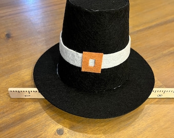 Thanksgiving Pilgrim Top Hat Wreath Decor, Pilgrim Top Hat Wreath ...