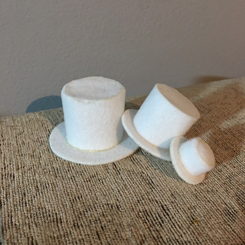 Mini Wooden Top Hat - Etsy