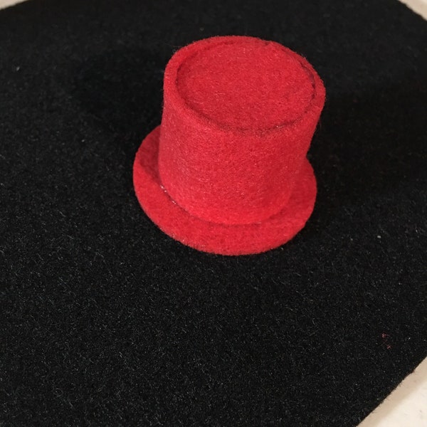 Red Mini Top Hat - Etsy