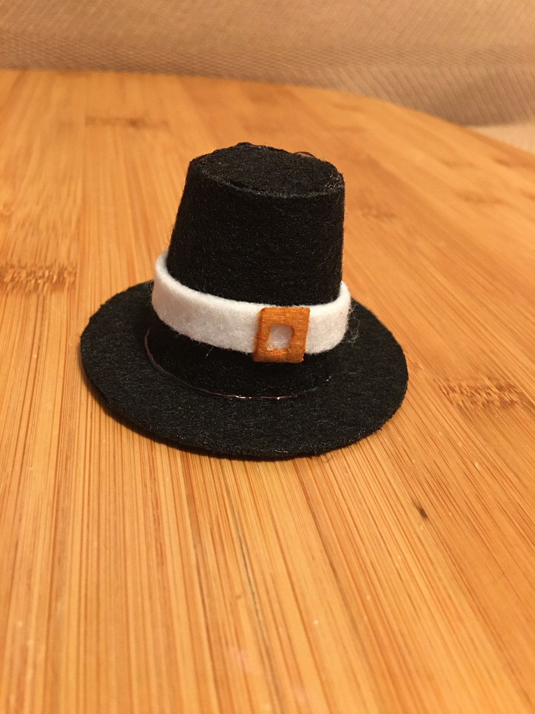 Mini, Pilgrim Hat, Miniature Hat, Gift, Bottle Cap, Wine Bottle Topper ...