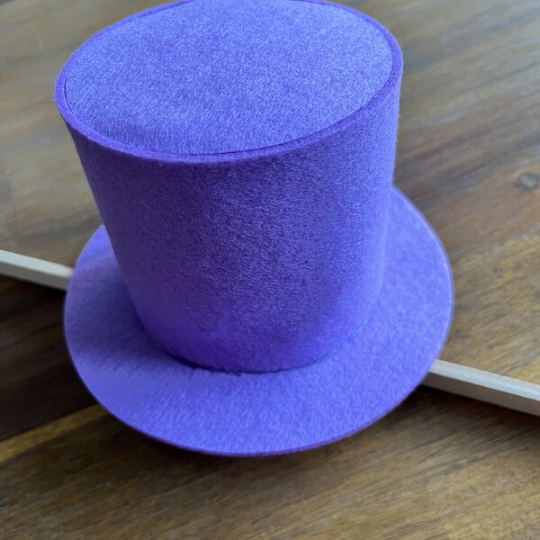 Purple Top Hat - Etsy