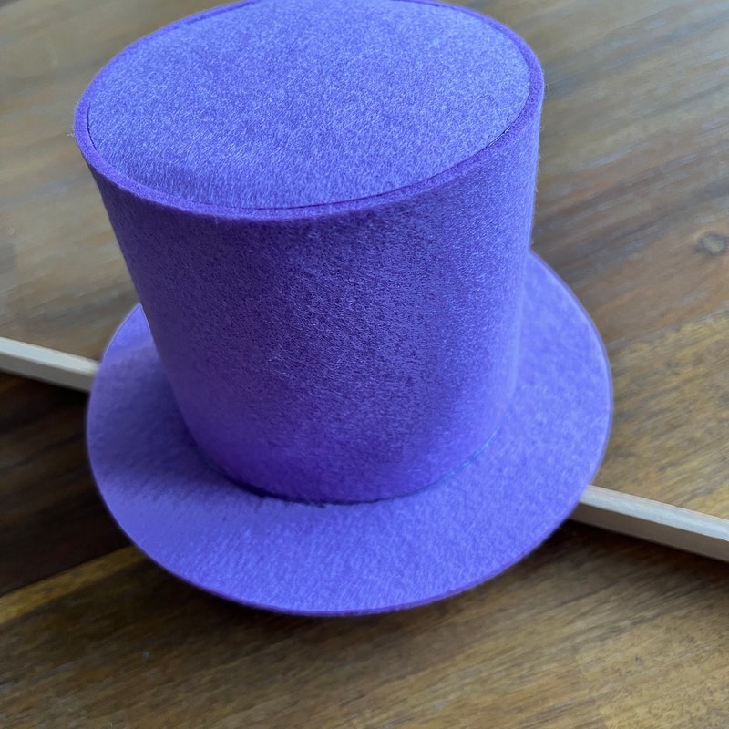 Purple Mini Top Hat - Etsy