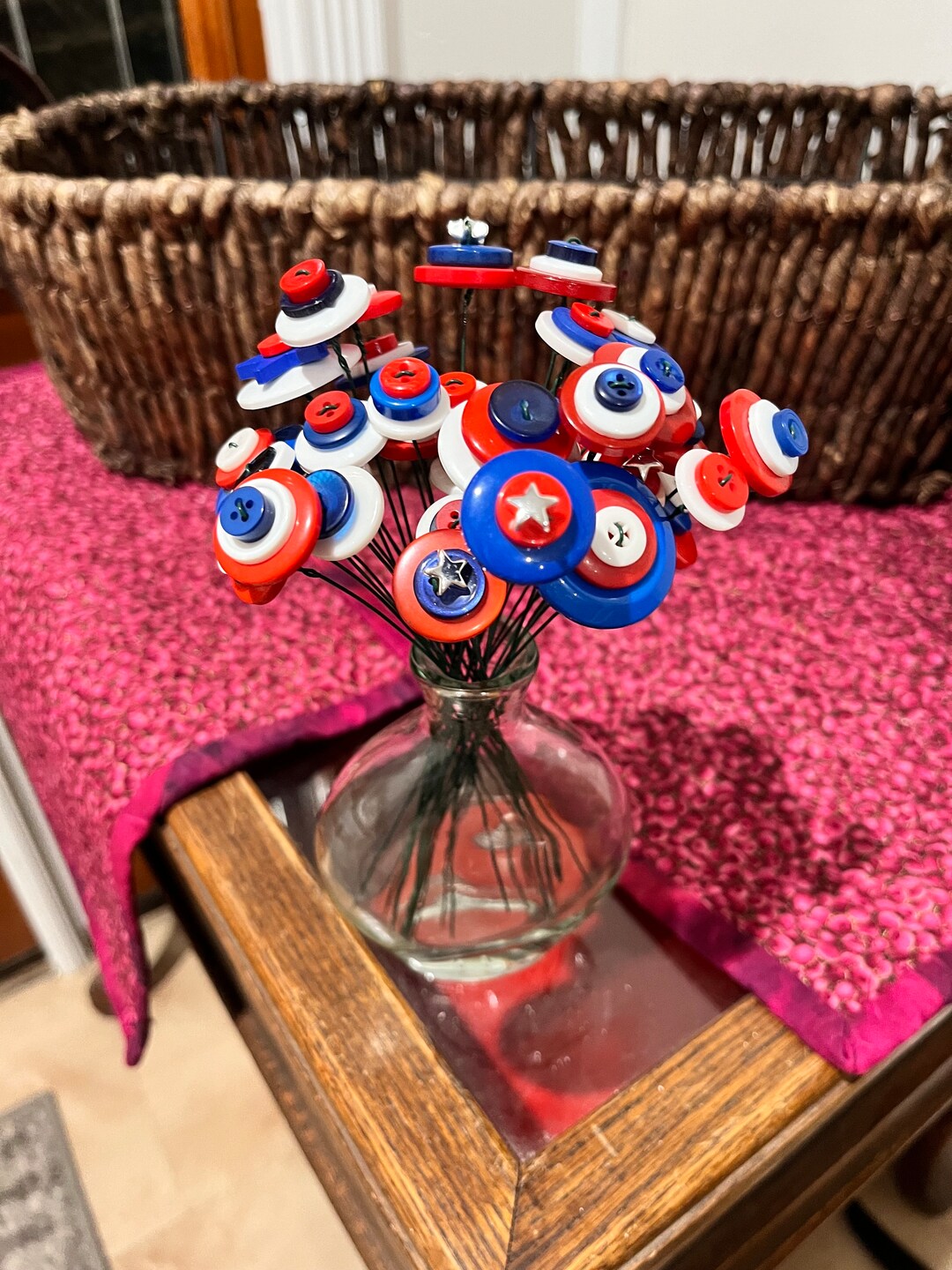 Button Flowers - Etsy