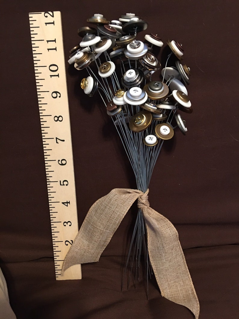 Button Flowers - Etsy