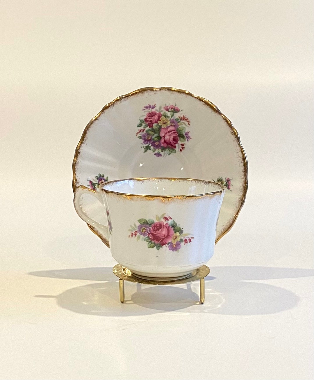 Royal Stuart Spencer Stevenson of England Bone China Tea Cup and Saucer ...