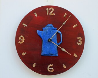 Coffee Pot Clock - Etsy