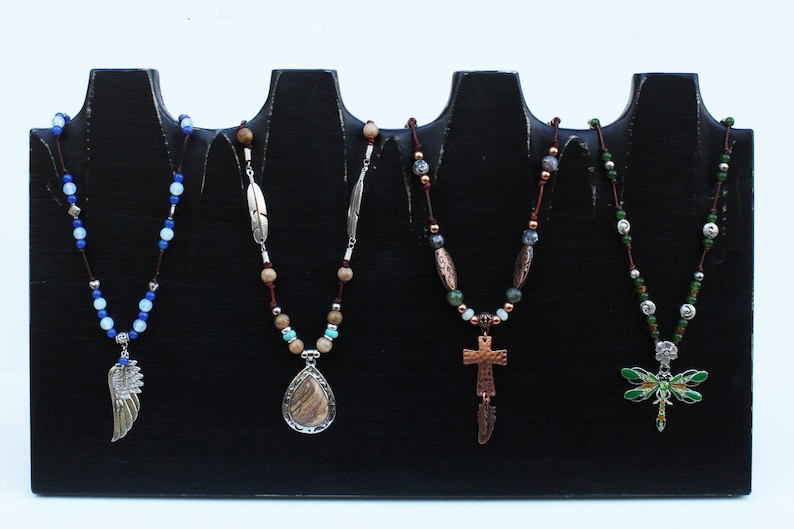 Multiple Necklace Display 18 wide and multiple heights | Etsy