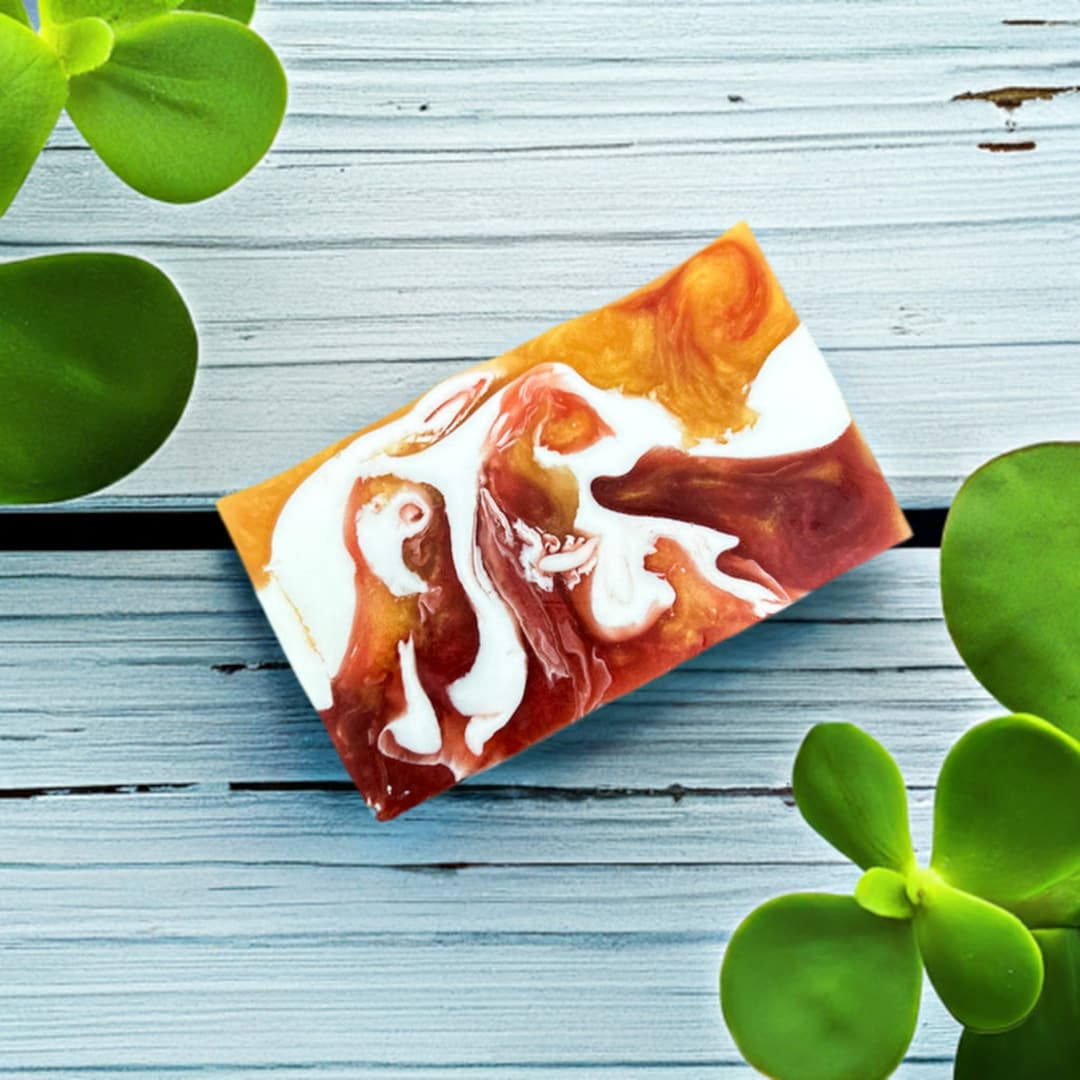 Lord Ganesha Swirl Soap Lush Fruit and Sweet Floral Scent Handmade Skin ...