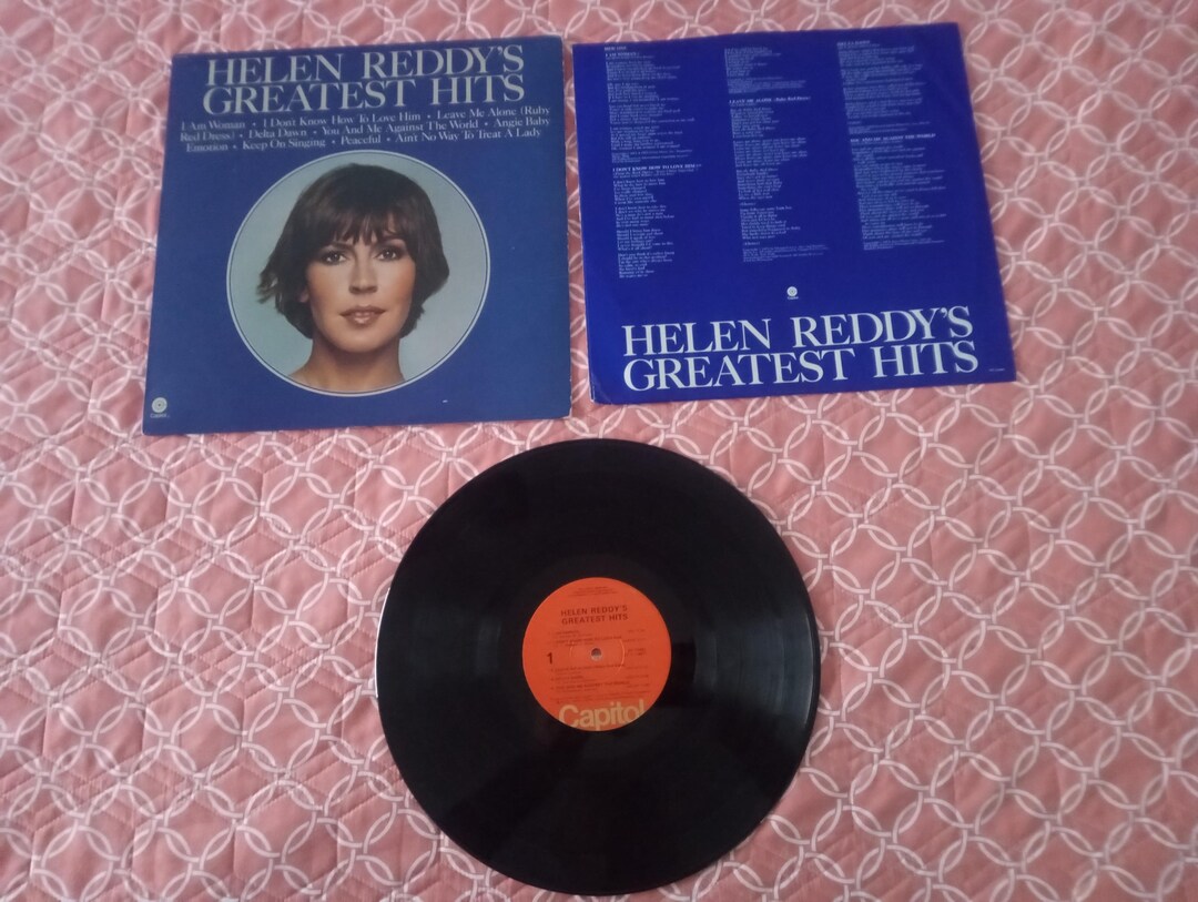 Vintage 1975 Helen Reddy's Greatest Hits / With Original Lyric Sheet ...