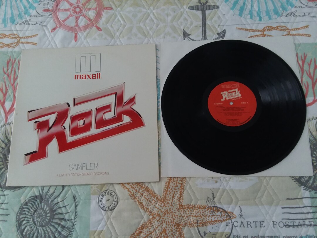 Vintage 1979 Gatefold M Maxell Rock Sampler / Limited Edition Stereo ...