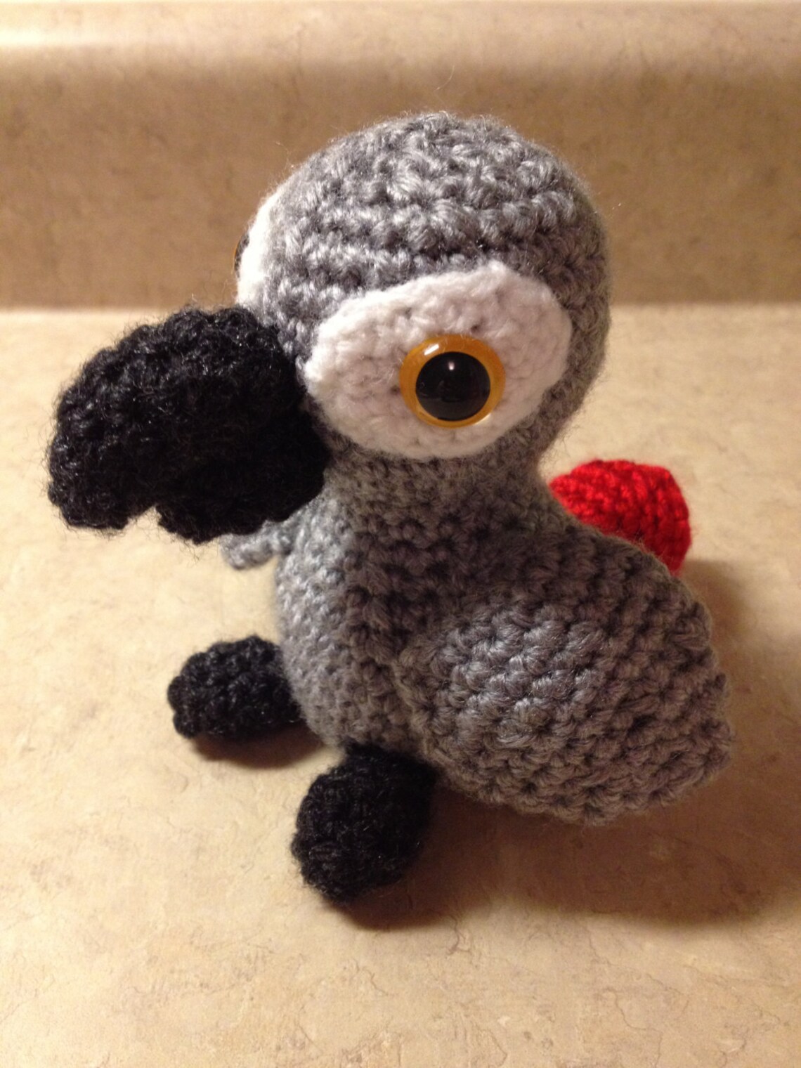 African Grey Parrot - Amigurumi Crochet PATTERN ONLY (PDF) - Etsy