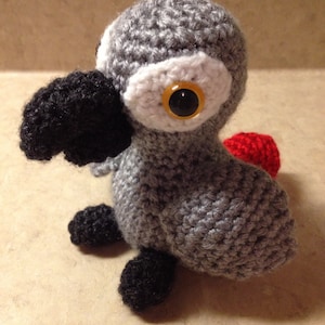 African Grey Parrot - Amigurumi Crochet PATTERN ONLY (PDF) - Etsy