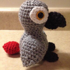 African Grey Parrot - Amigurumi Crochet PATTERN ONLY (PDF) - Etsy
