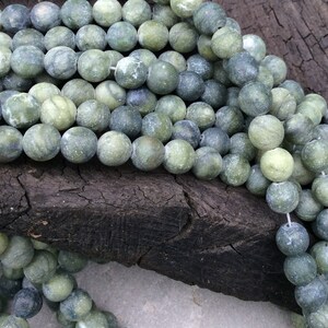 Genuine 8mm Connemara Marble Beads Irish National Gemstone. Jewelry ...