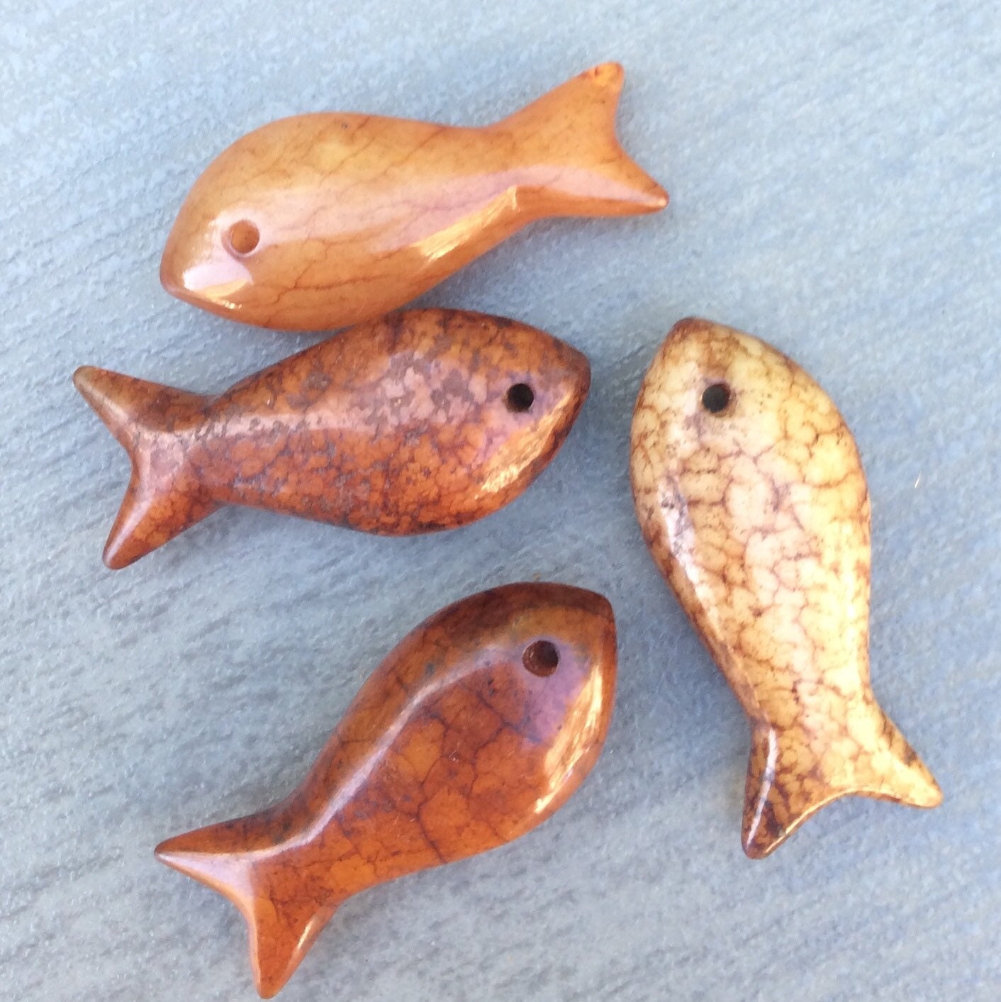 Large Orange Jade Fish. Fish Pendant Charm. Fish Necklace. - Etsy UK