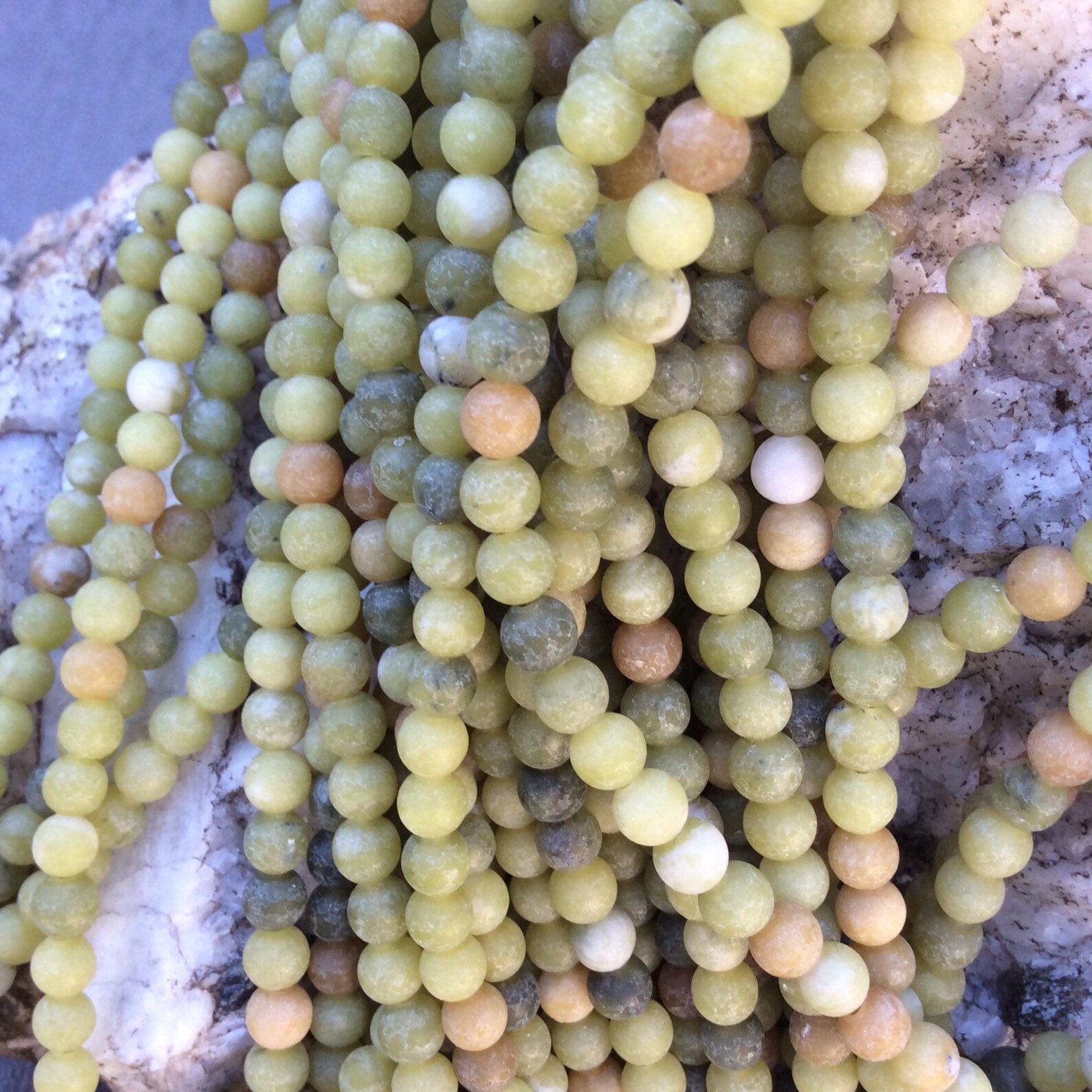 4mm Connemara Marble Beads Irish National Gemstone. Jewelry | Etsy