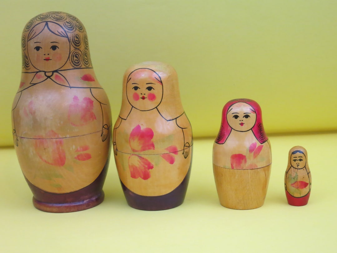 Vintage Made in USSR Nesting Dolls - Etsy