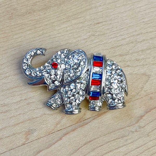 Elephant Lapel Pin - Etsy