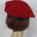 Wool Beret Red Studded Designer Fashion Beret French - Etsy