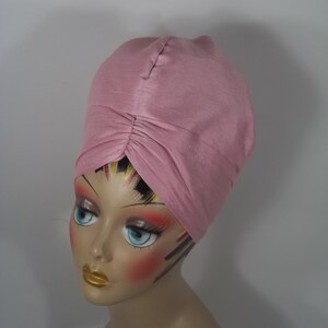 Faux Silk, Tall, High Volume, Turban, Dressy Turban, Pink, Turban ...