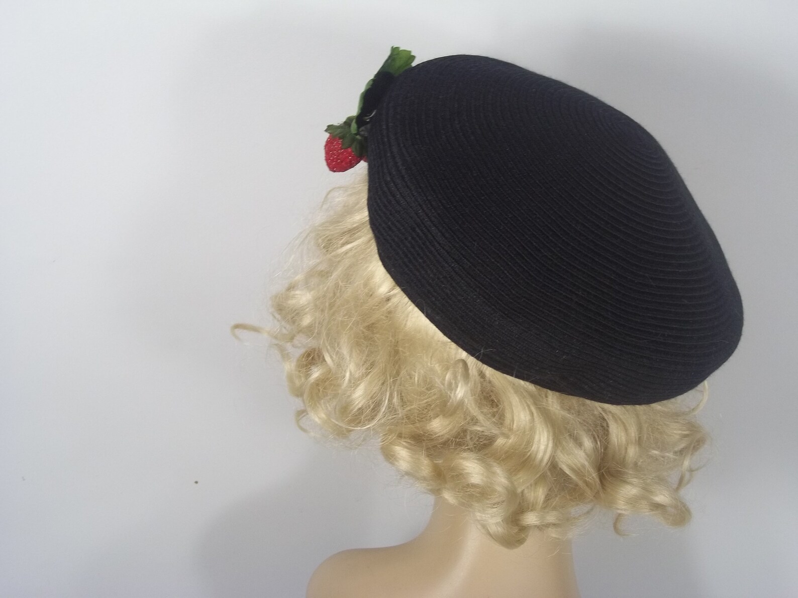 Straw Beret Black Beret Designer Beret Fashion French - Etsy