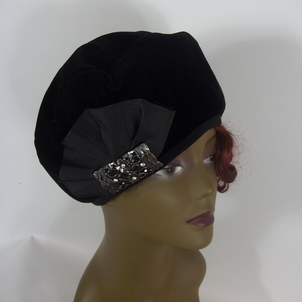Velvet Beret - Etsy