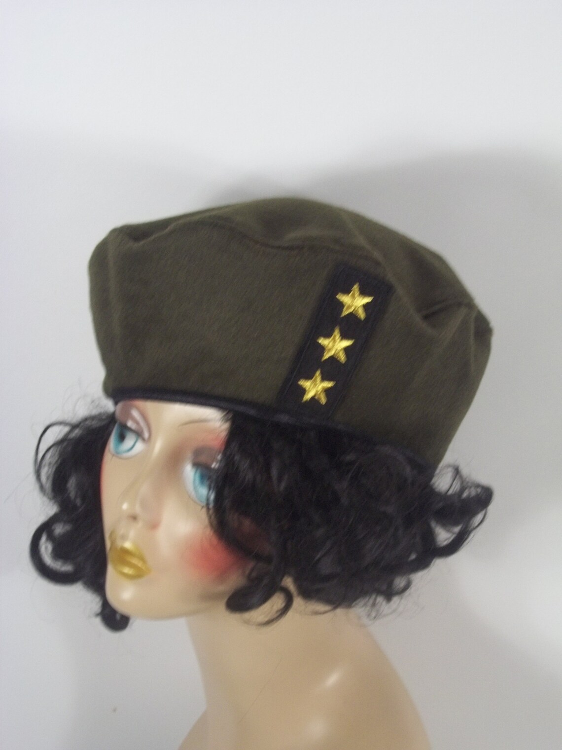 Wool Beret Black Designer Beret Fashion Beret Vintage | Etsy