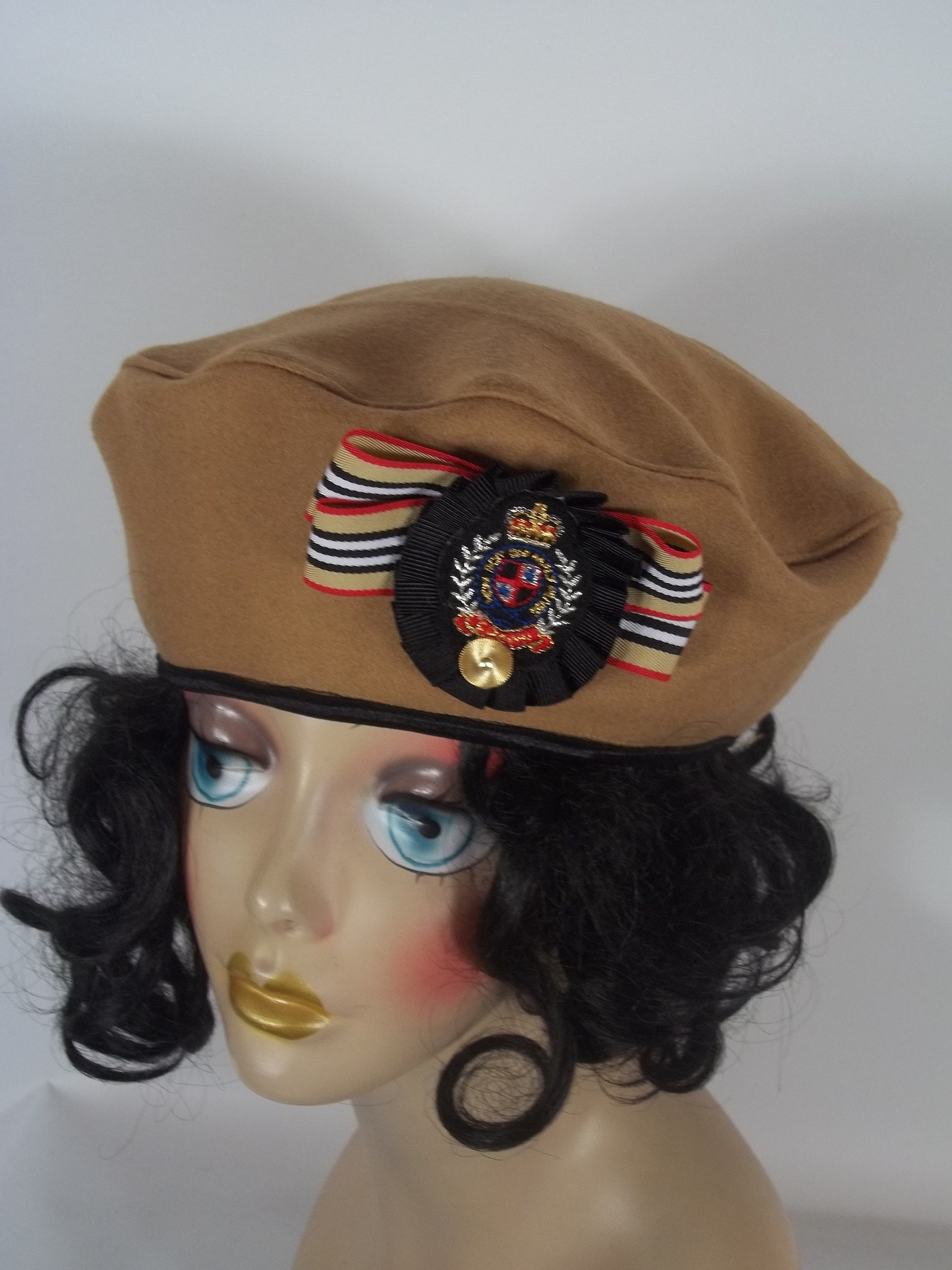 Wool Beret Black Designer Beret Fashion Beret Vintage | Etsy