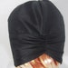 Faux Silk, Tall, High, Turban, Dressy, Black, Fashion, Turban, Church ...