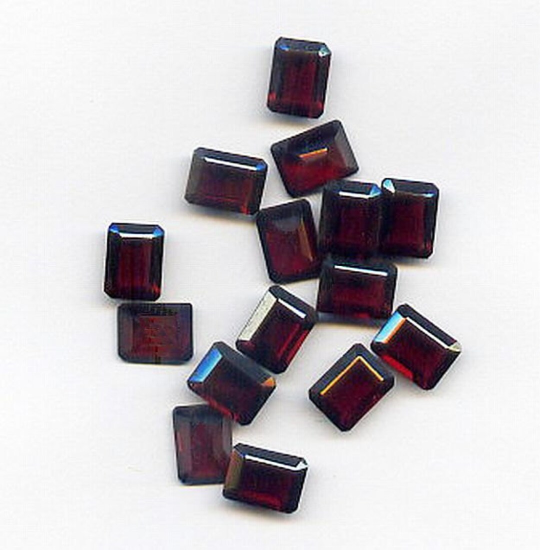 8 X 6 Mm Natural Burgundy Red Almandine Garnet 1.97ct. - Etsy