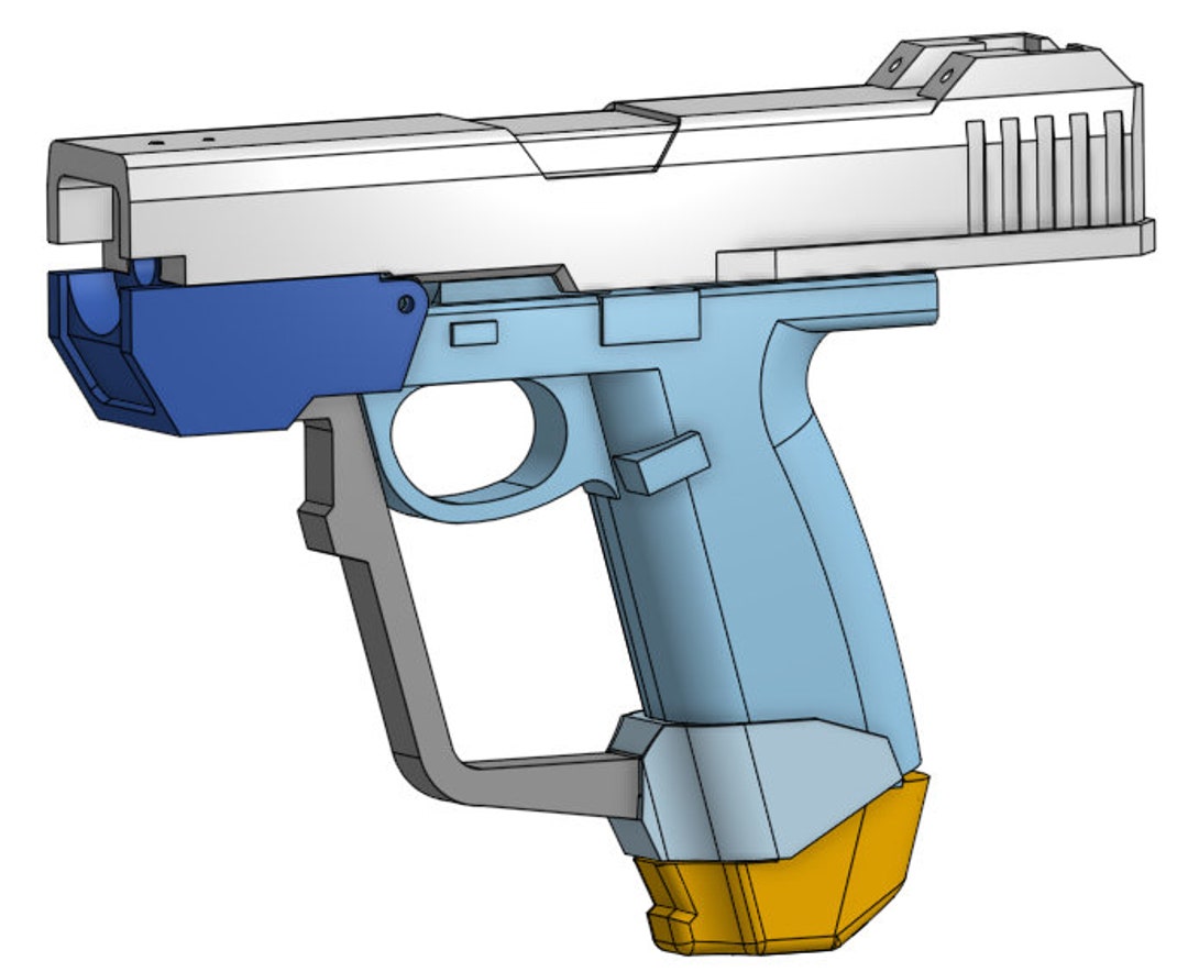 Halo M6C Airsoft Cosmetic 3D Model Set - Etsy