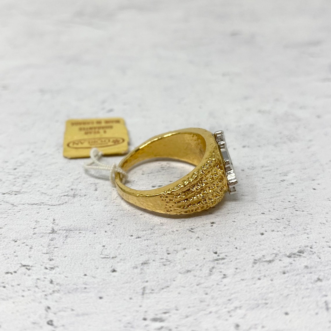 Vintage 1970s NOS D'ORLAN Astrological Zodiac Capricorn Sea Goat Ring ...