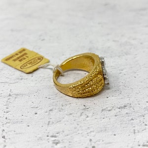 Vintage 1970s NOS D'ORLAN Astrological Zodiac Leo Lion Ring New Old Stock - Etsy