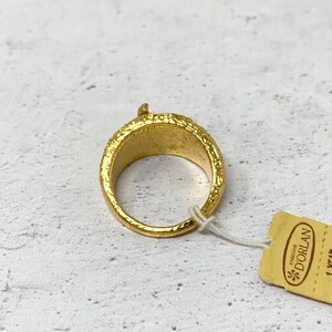 Vintage 1970s NOS D'ORLAN Astrological Zodiac Capricorn Sea Goat Ring New Old Stock - Etsy