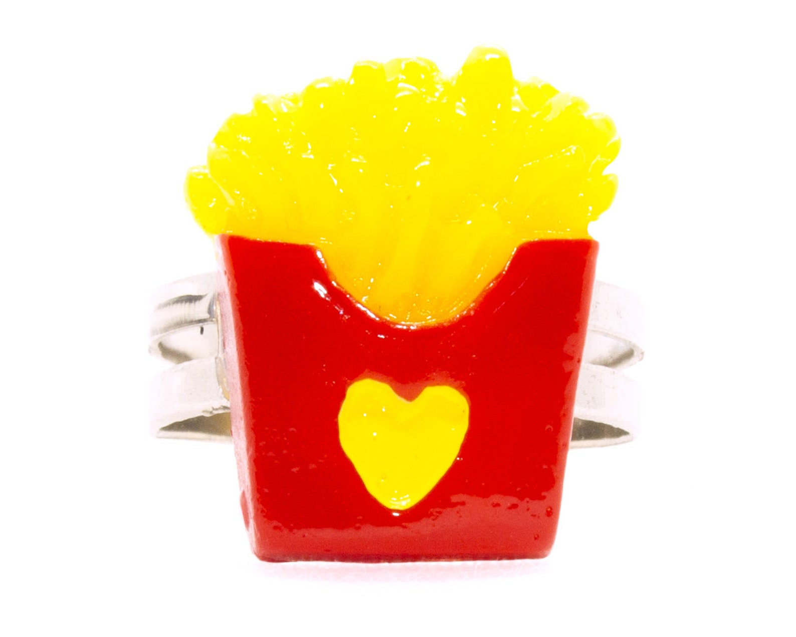 FRIES Chips Ring // Kawaii Cyber Cute Punk | Etsy