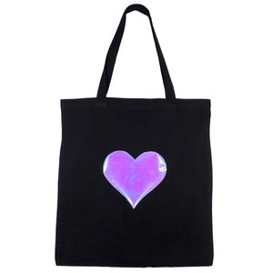 Holographic Heart Bag | Etsy