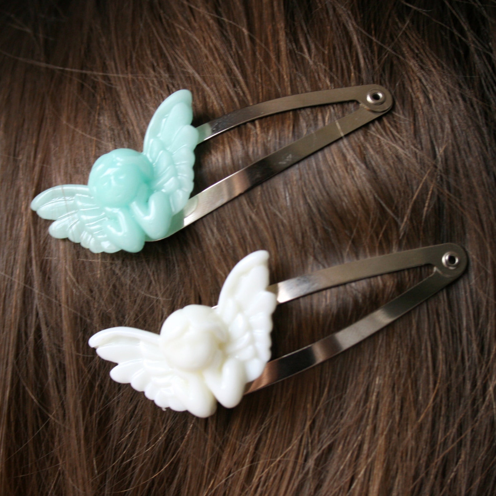ANGEL Hair Clip // Cute Kawaii Aesthetic - Etsy
