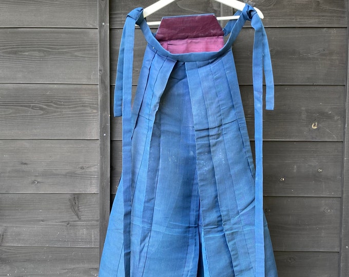 Antique Hakama, Samurai Kimono Skirt Pants, Mens Kimono, Umanori ...