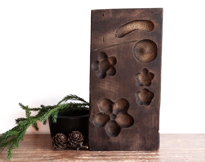 Kashigata 2 Sided Japanese Taiyaki Cake Mold, Hand Carved Wooden Mold ...