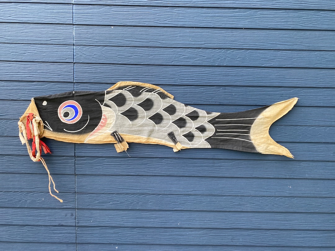 Koinobori Cotton, Japanese Koi Fish Flag, Children's Day Flag, Windsock ...
