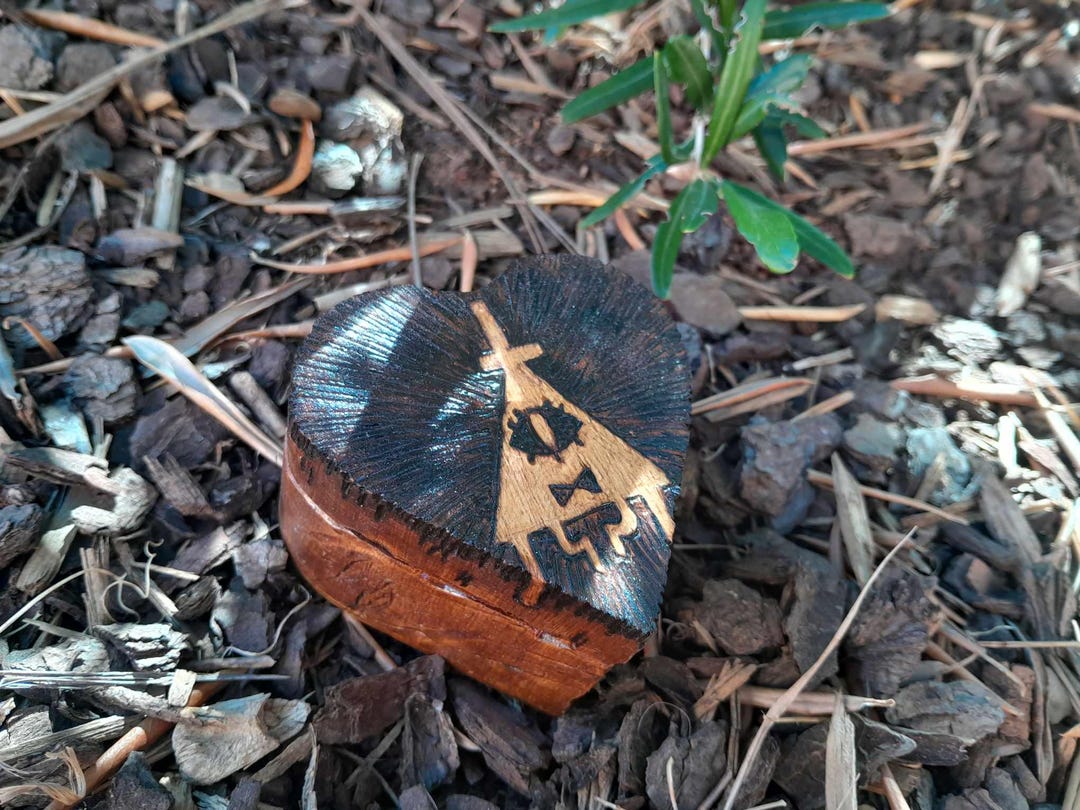 Bill Cipher-love Heart Wooden Trinket Box - Etsy